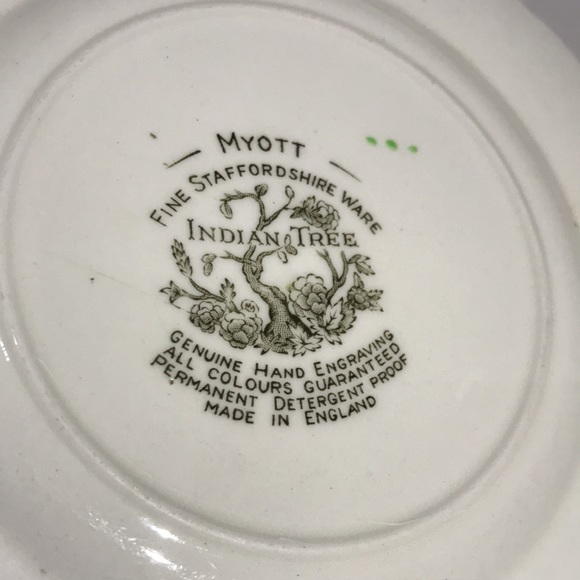 Fine Staffordshire Ware | Dining | Vintage Myott Indian Tree Fine ...